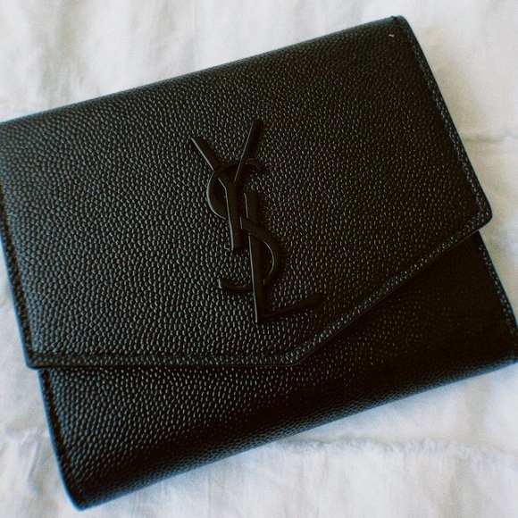 Yves Saint Laurent | Bags | Authentic Ysl Compact Wallet | Poshmark